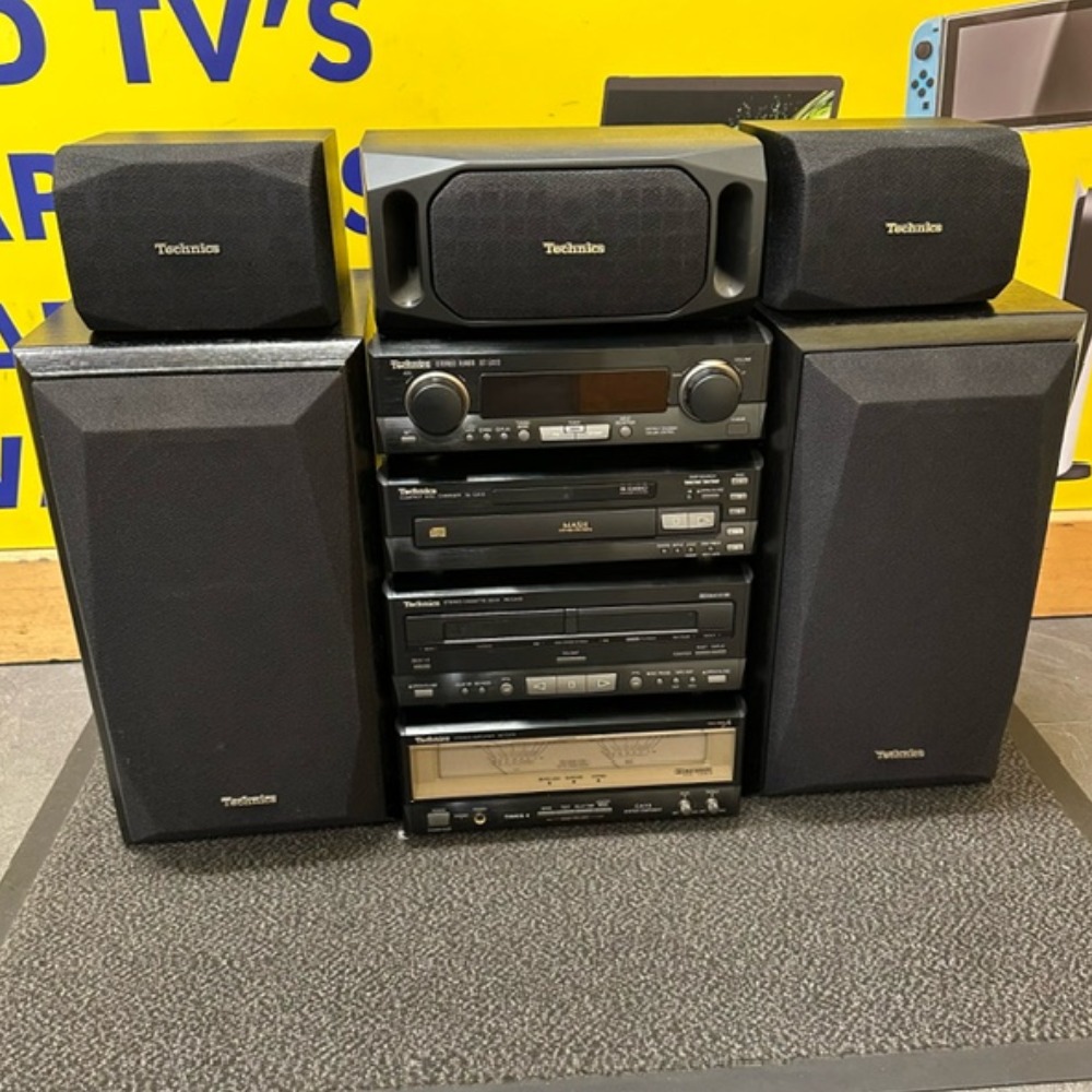 Pre-owned Technics Stereo SE-CA10 Stacker Hi-Fi System With Remote Control - Own4Less